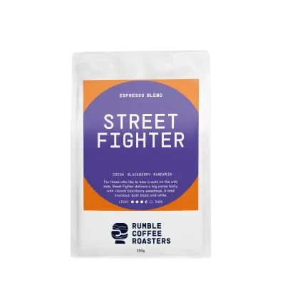 Rumble Coffee Street Fighter Espresso Blend – Thieves Coffee